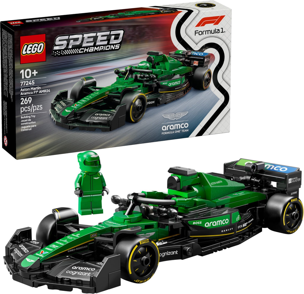 LEGO 77245 Speed Champions Aston Martin Aramco F1® AMR24 Race Car – Y Toys